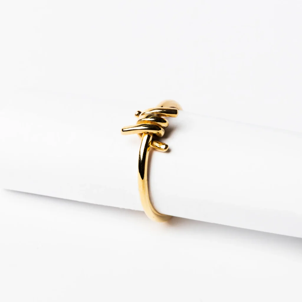 Anel Masculino minimalista Arame Farpado - Ruben Roque Jewels